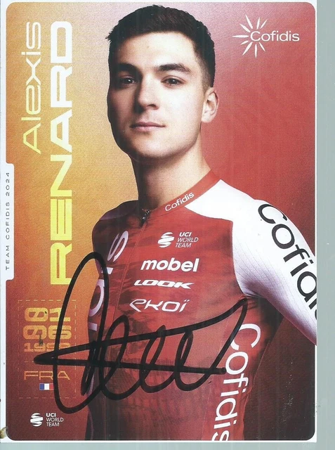 TOUR DE FRANCE CYCLISME autographe de ALEXIS RENARD team COFIDIS EUR 1,50 - PicClick FR